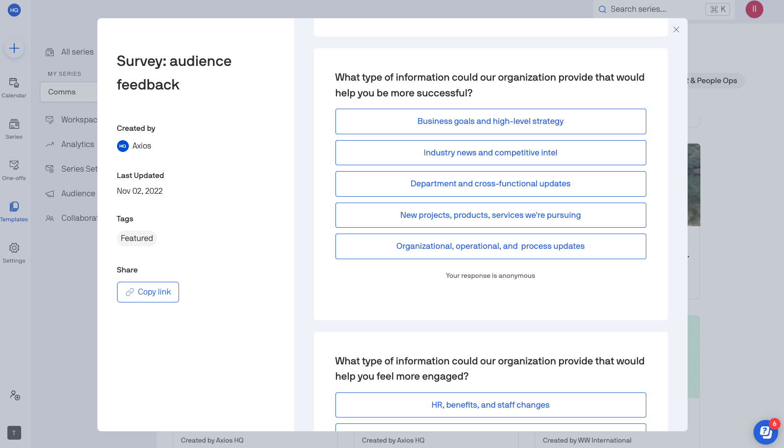 28 questions to ask in your internal communications survey