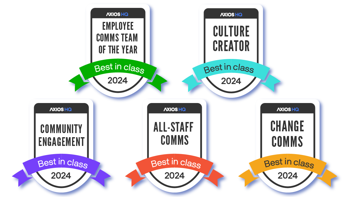 Best-in-Class Communicator Awards - 2024 - Axios HQ