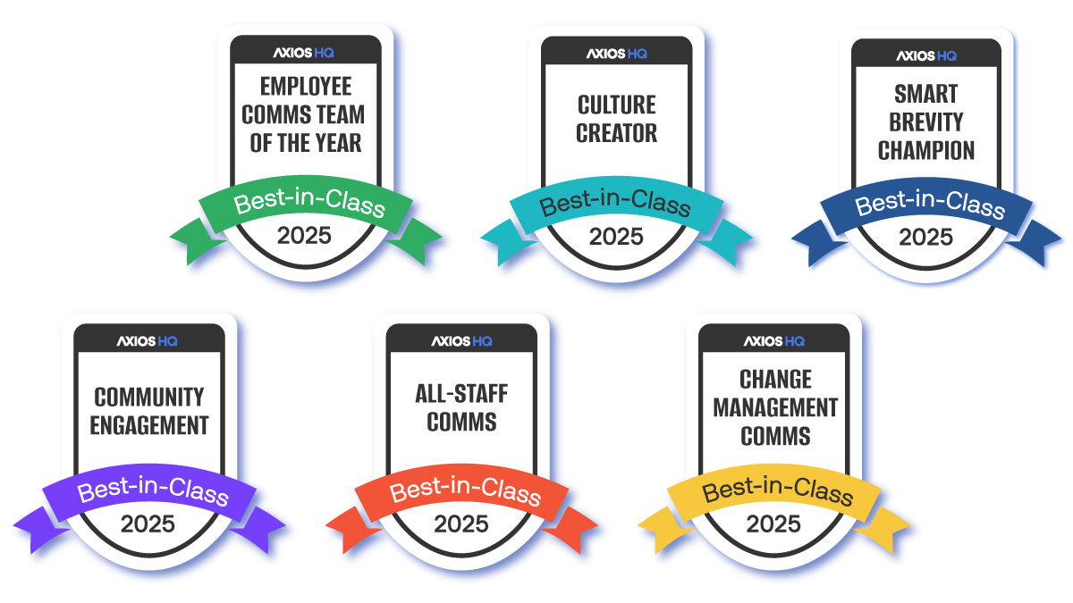 Best-in-Class Communicator Awards - 2025 - Axios HQ